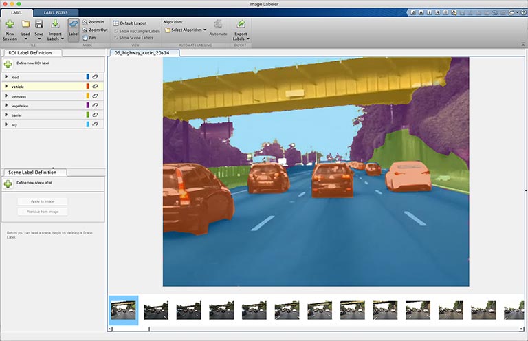 Segmentation sémantique - MATLAB & Simulink